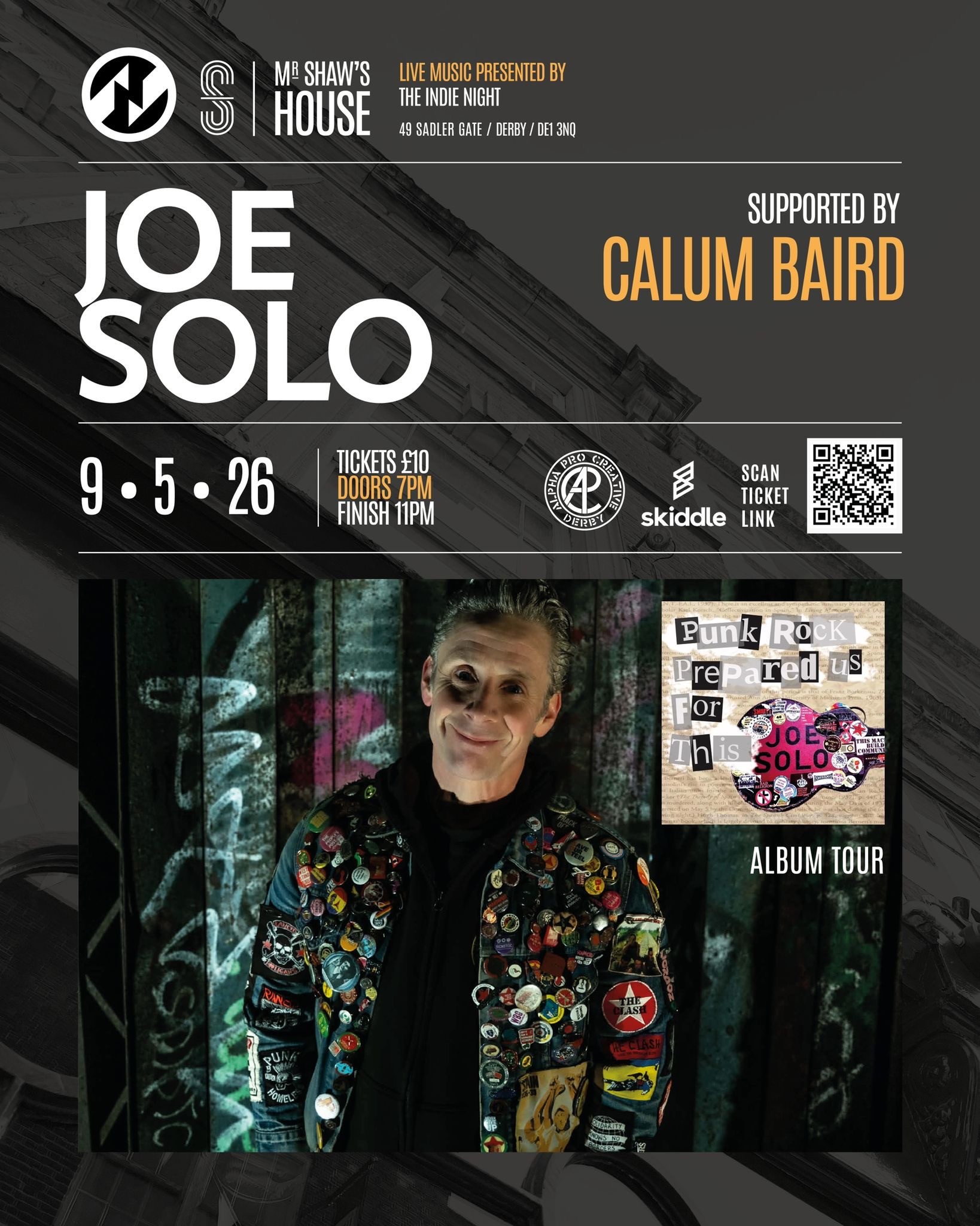 Joe Solo Live in Derby: The Indie Night Brings Punk Rock Solidarity to ...